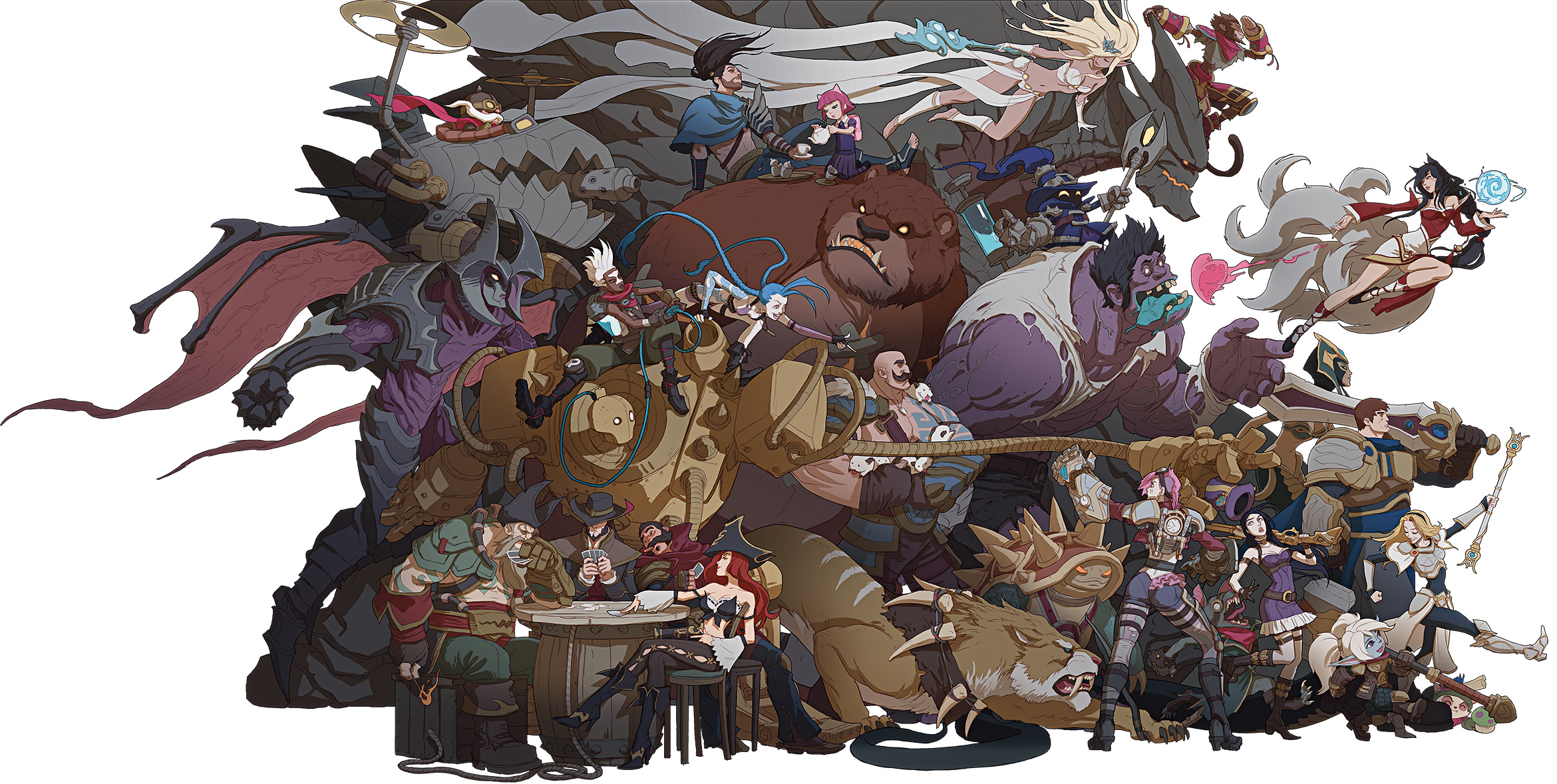 The Art of League of Legends (LoL) | Game Concept Art Brasil